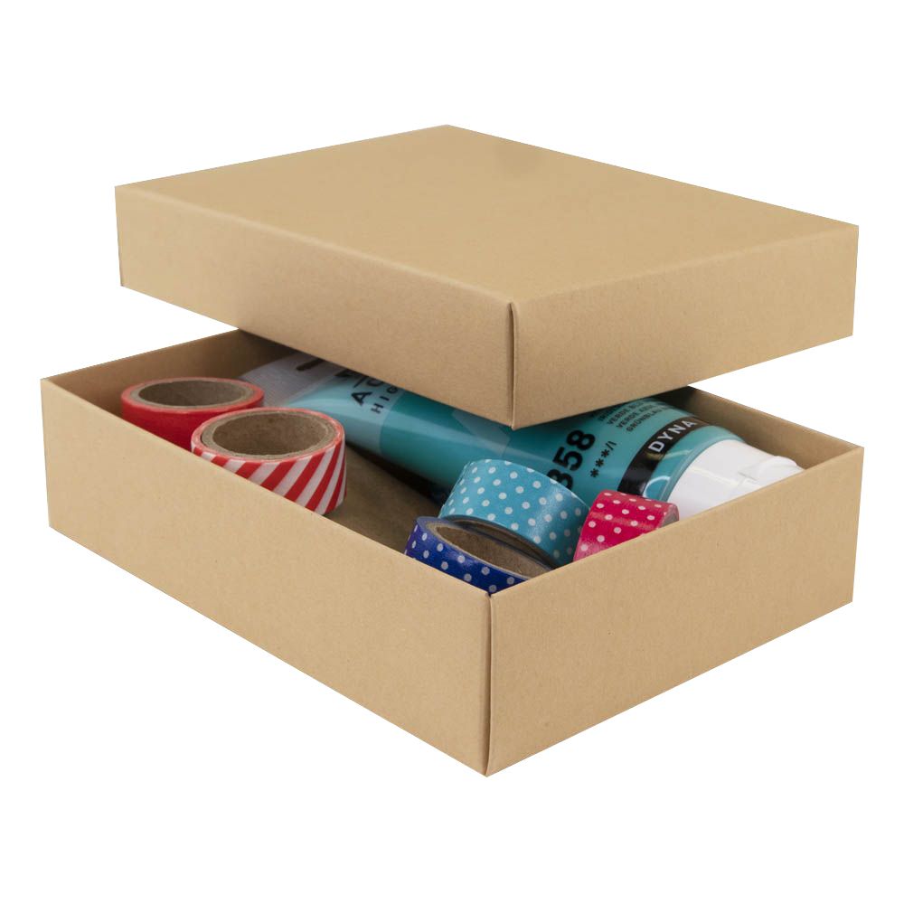 Eco Kraft Gift Box A6 Size | Easy to Assemble | Recyclable – Packaging ...