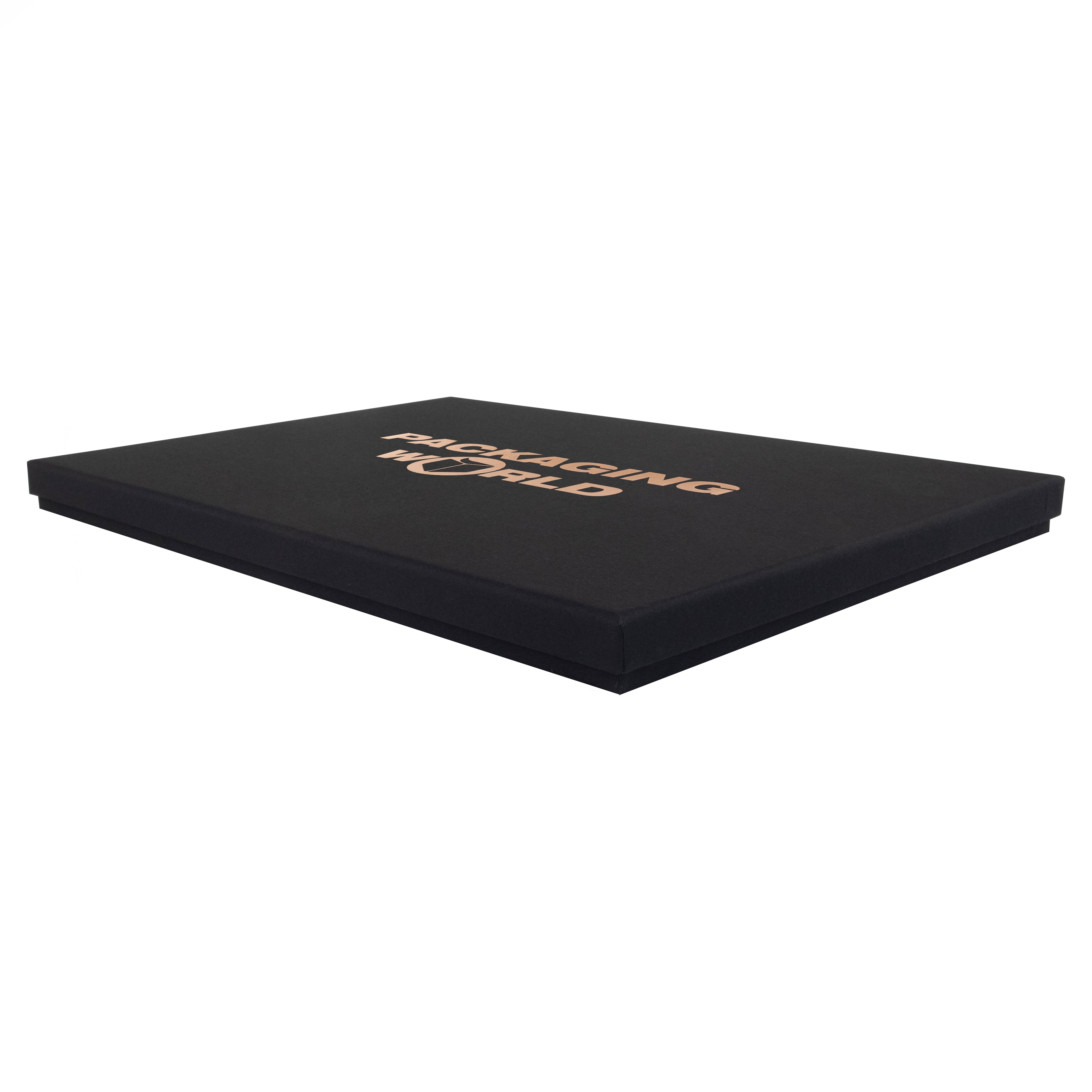 Foil Branded A4 Thin Luxury Rigid Presentation Gift Box – Packaging World