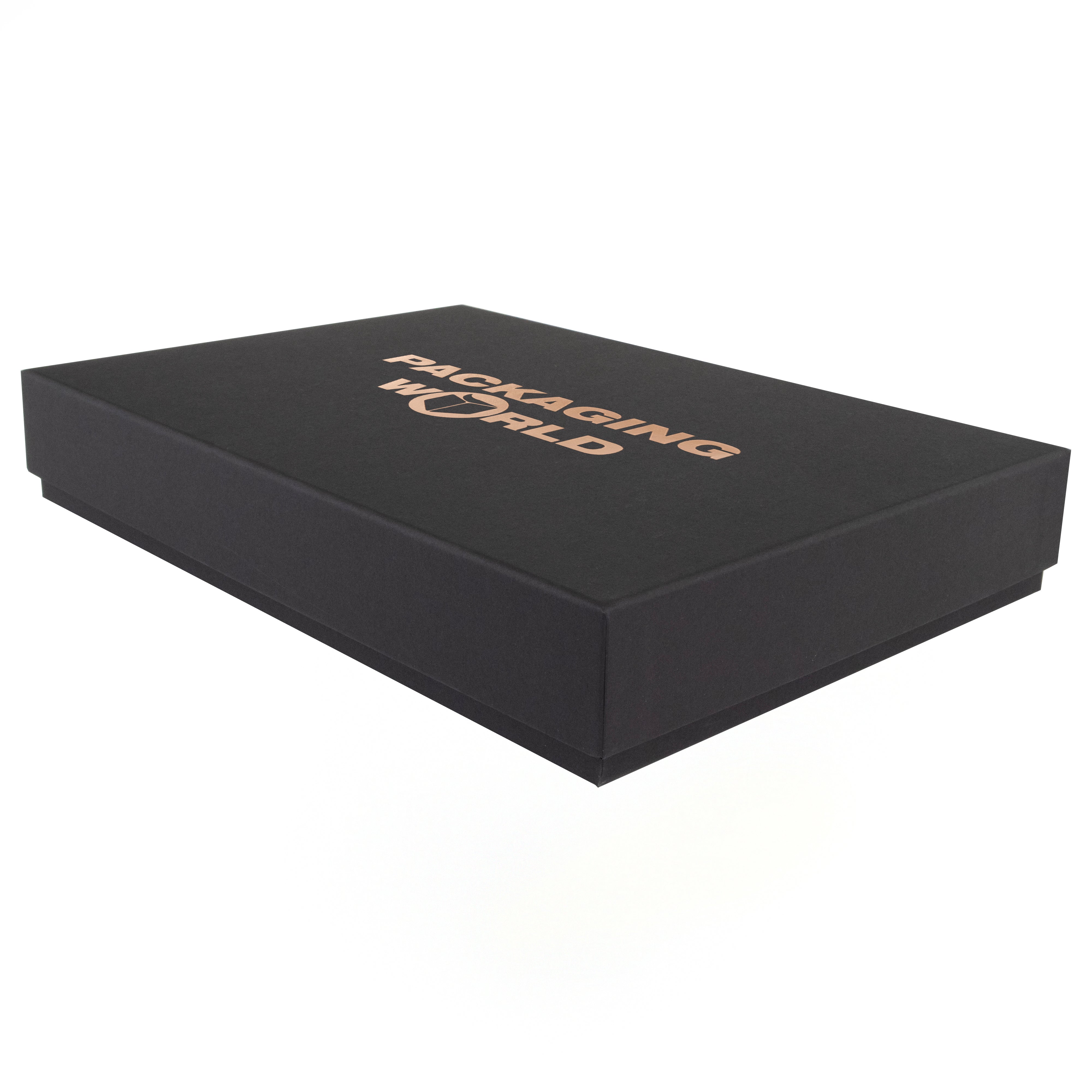 Foil Branded A4 Deep Luxury Rigid Presentation Gift Box – Packaging World