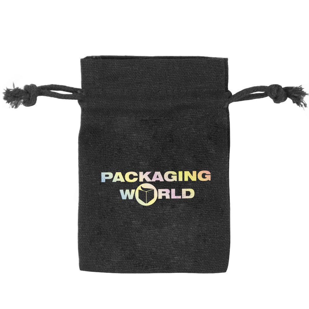 Digital Branded Rectangular Cotton Linen Bag Large | Drawstring Bag ...