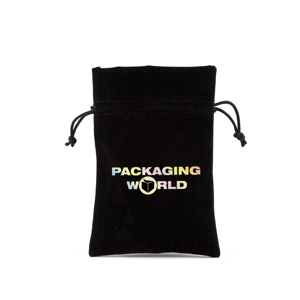 Digital Branded Deluxe Velvet Bag Large | Rectangular Drawstring Bag ...